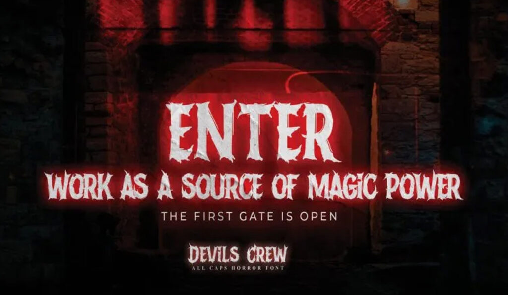 فونت انگلیسی Devils Crew - دیزاین سرا | مرجع دانلود فونت و ابزار های ...