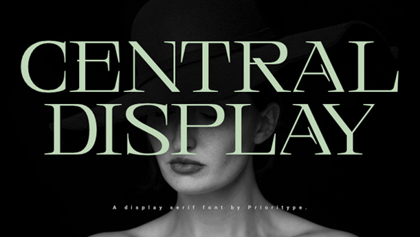 فونت انگلیسی Central Display - دیزاین سرا | مرجع دانلود فونت و ابزار ...