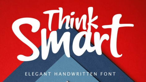 فونت انگلیسی Think Smart - دیزاین سرا | مرجع دانلود فونت و ابزار های ...