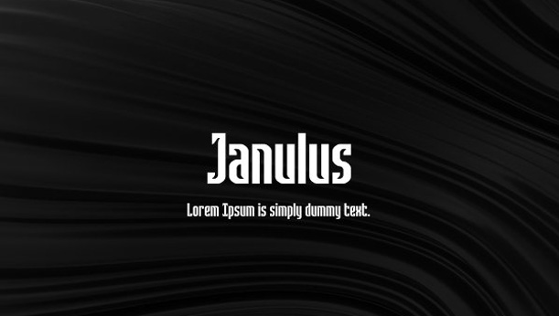 فونت انگلیسی janulus - دیزاین سرا | مرجع دانلود فونت و ابزار های گرافیکی