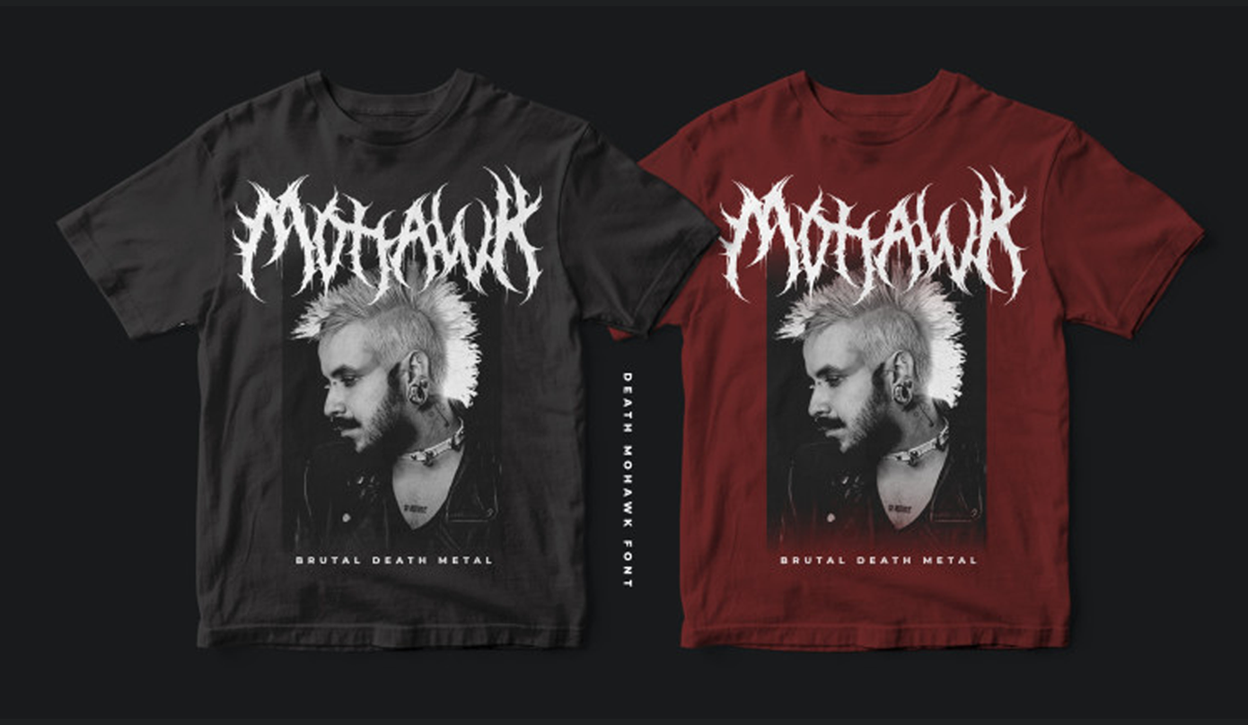 فونت انگلیسی Death Mohawk - دیزاین سرا | مرجع دانلود فونت و ابزار های ...