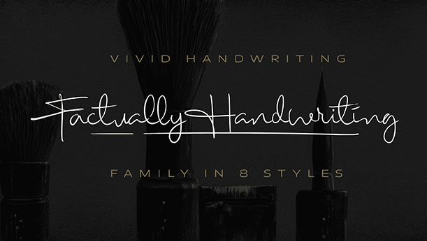 فونت انگلیسی Factually Handwriting - دیزاین سرا | مرجع دانلود فونت و ...